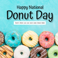 national donut day Template | PosterMyWall
