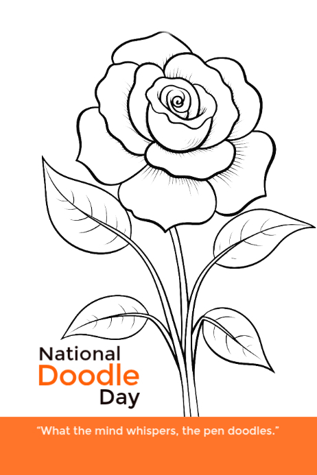 Plantilla de National doodle day | PosterMyWall