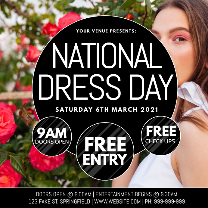 National Dress Day Poster Template | PosterMyWall