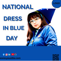 National dress in blue day flyer template | PosterMyWall
