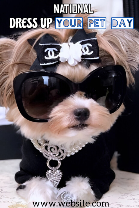 National dress up your pet day Template | PosterMyWall
