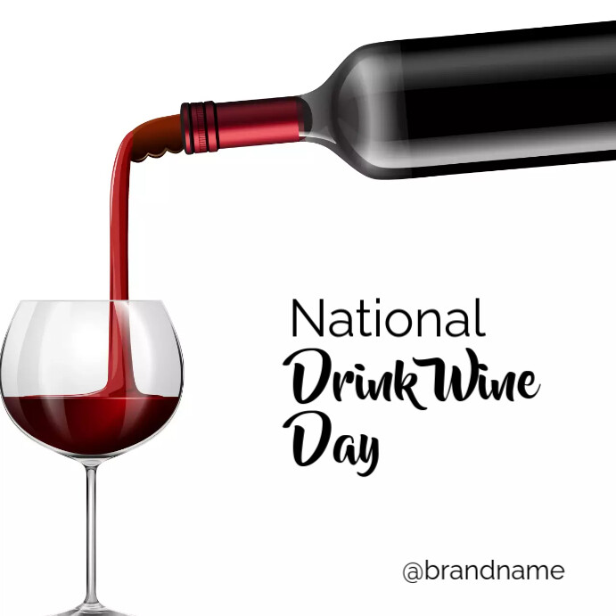 National drink wine day design Template | PosterMyWall