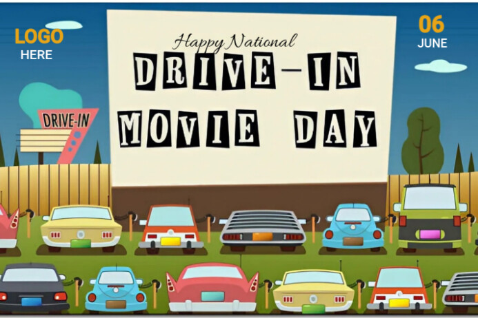 Copy of National Drive In Movie Day | PosterMyWall