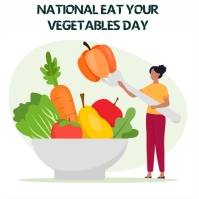 National Eat Your Vegetables Day Template | PosterMyWall
