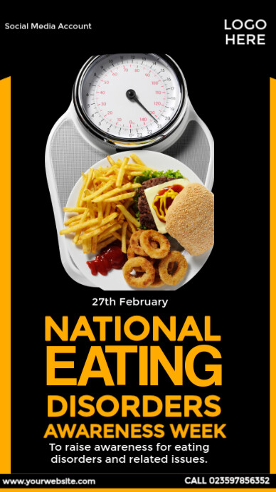 Copy of National Eating Disorders Awareness Week Ad | PosterMyWall