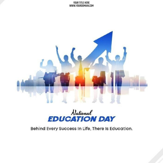 National Education Day Template | PosterMyWall