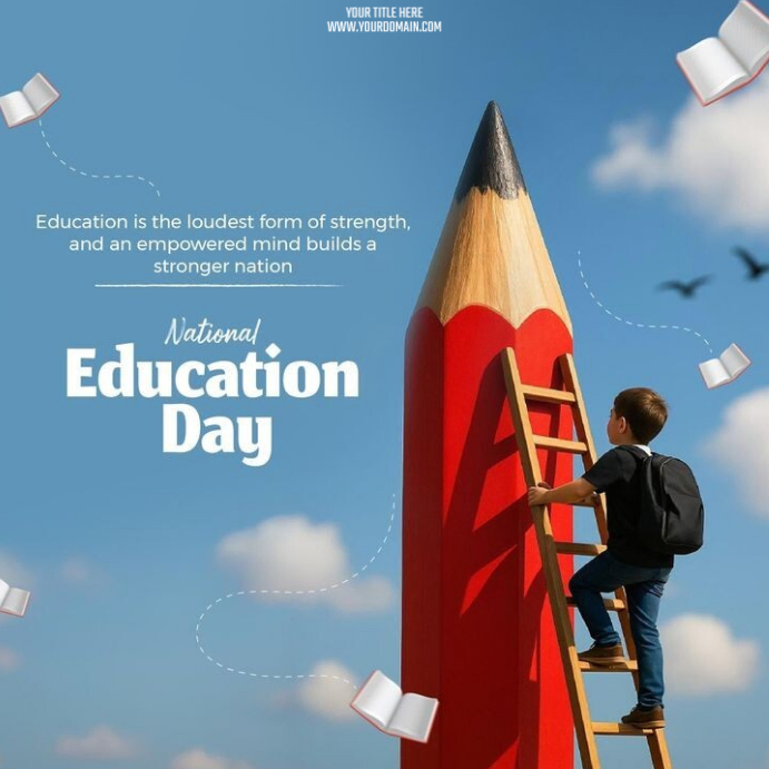 National Education Day Template | PosterMyWall