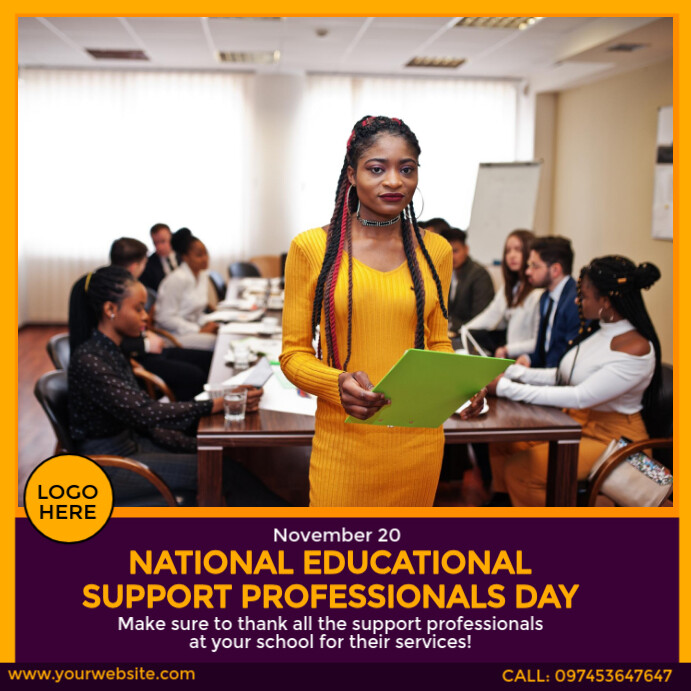 Copy of National Educational Support Professionals Da | PosterMyWall