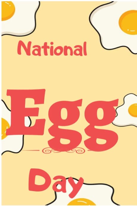 National egg day Template | PosterMyWall
