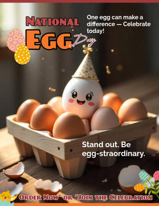 National Egg Day Templat | PosterMyWall