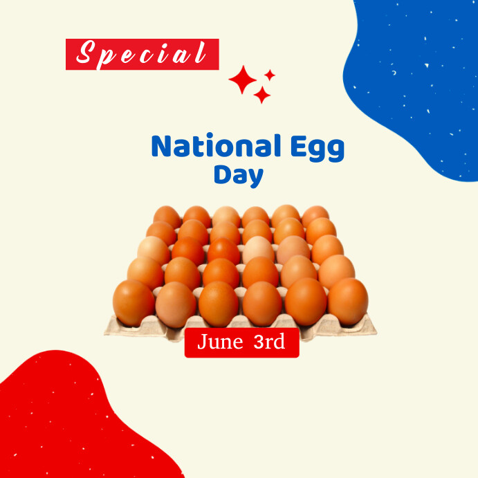 National egg day design template | PosterMyWall