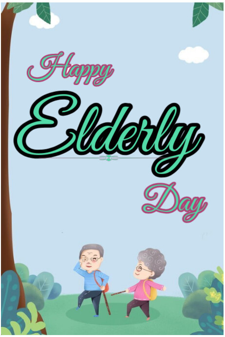 Plantilla de National elderly day | PosterMyWall