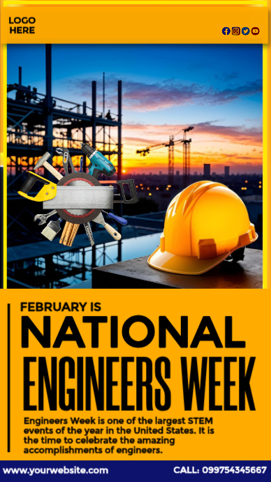 National Engineers Week Ad Template | PosterMyWall
