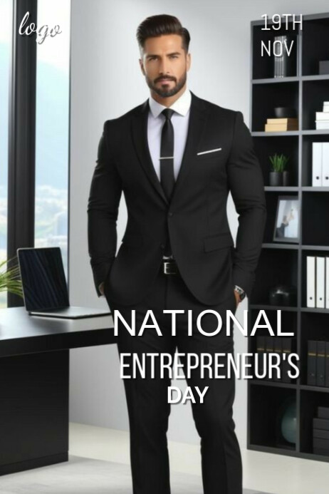 National entrepreneur's day Template | PosterMyWall