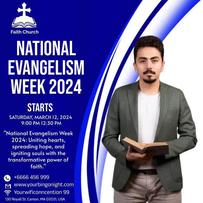 Copy of NATIONAL EVANGELISM WEEK 2024 | PosterMyWall