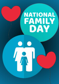 National family day flyer template | PosterMyWall