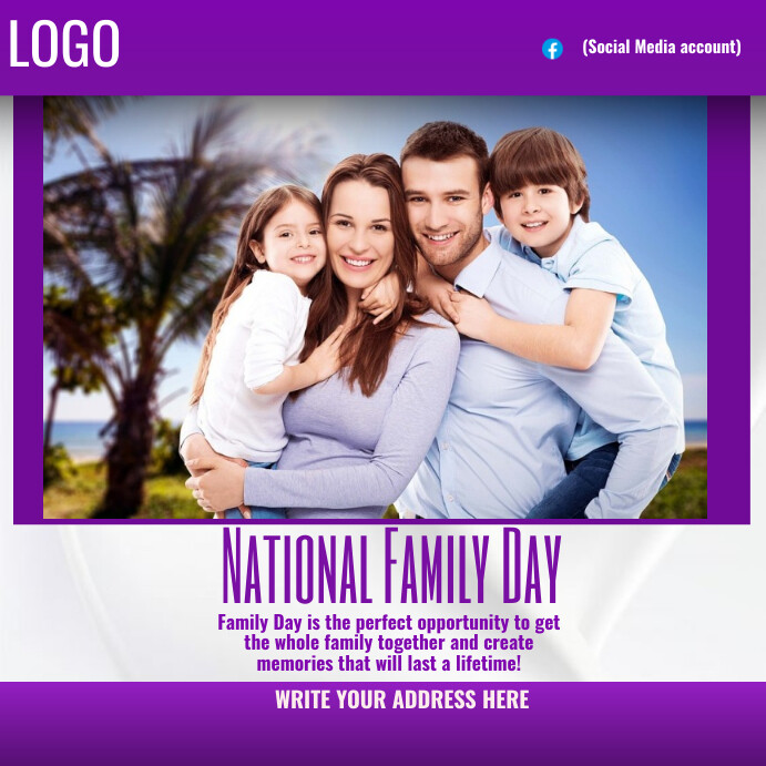 National Family Day event Template | PosterMyWall