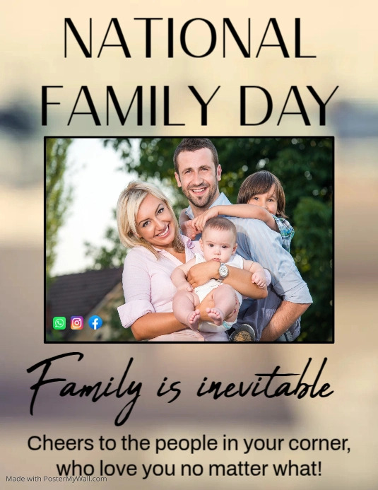 National Family Day Template | PosterMyWall