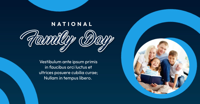 National Family Day Template | PosterMyWall