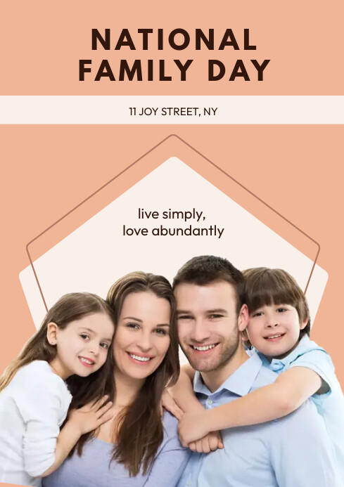 Plantilla de National Family Day | PosterMyWall