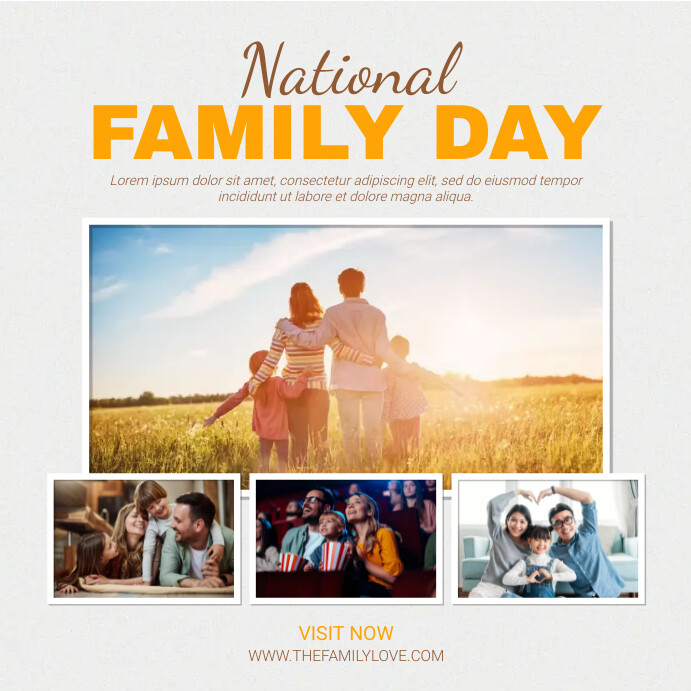 National Family Day Template | PosterMyWall
