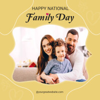 National Family Day Poster Template | PosterMyWall