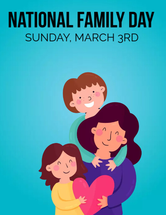 National Family Day Template | PosterMyWall