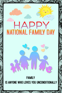 National Family Day Poster Template | PosterMyWall