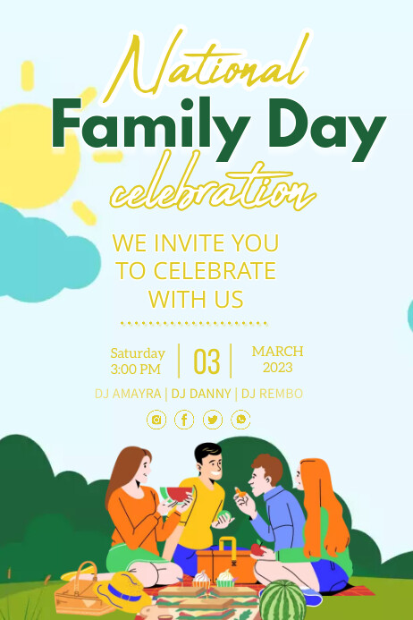 National Family Day Templat | PosterMyWall