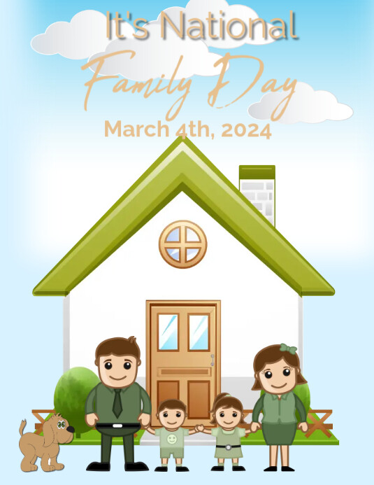 National Family Day Flyer Template | PosterMyWall
