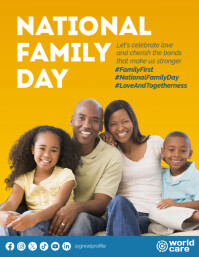 International Family Day Flyer Tempalte Template | PosterMyWall