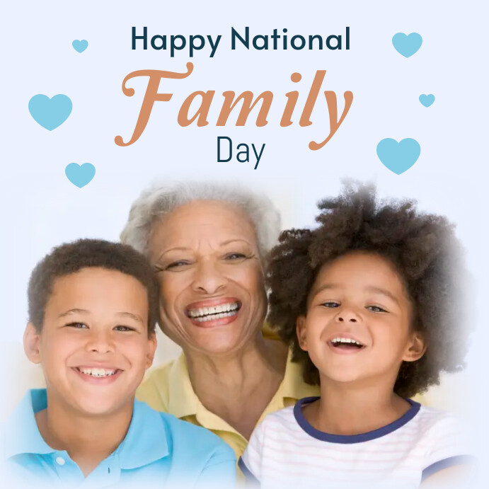 National Family Day Poster Template | PosterMyWall