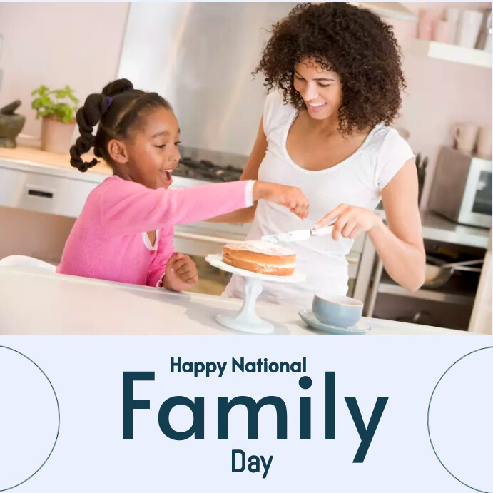 National family Day Poster Template เทมเพลต | PosterMyWall