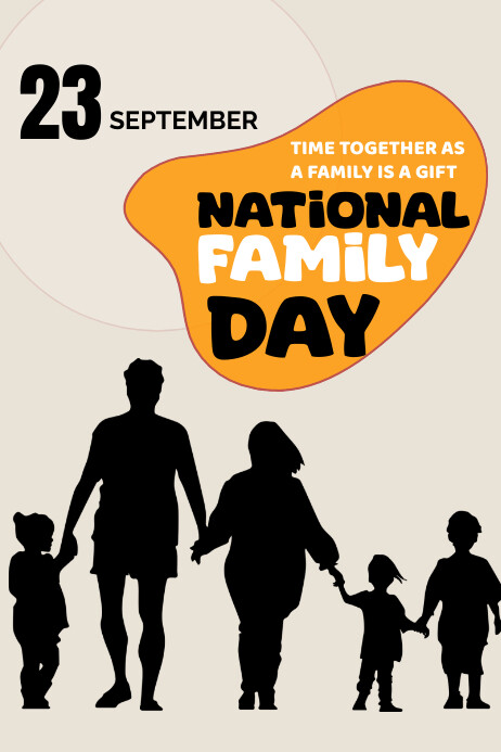 Plantilla de National family day poster template | PosterMyWall