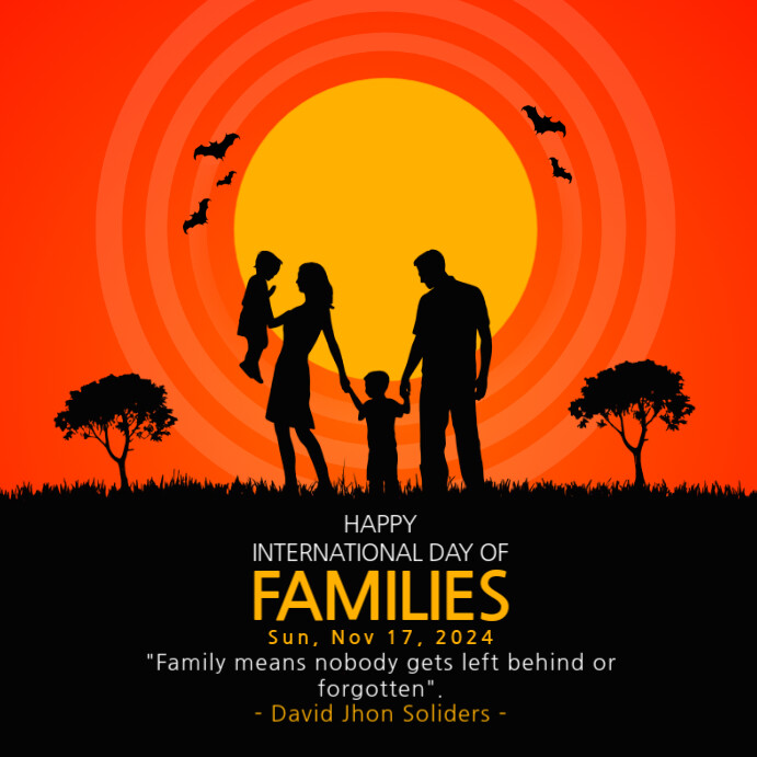 National Family Day Template | PosterMyWall