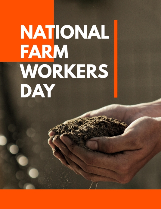National Farm Workers Day Template | PosterMyWall