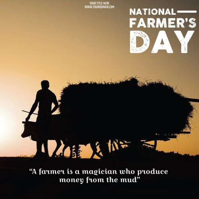National Farmers Day Template | PosterMyWall