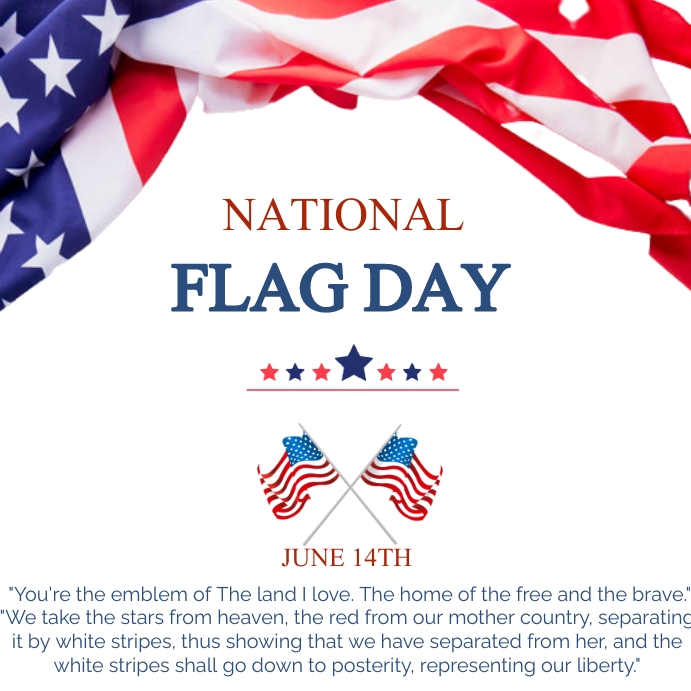 Copy of national flag day | PosterMyWall