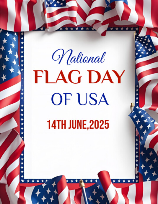 National Flag Day Template 2025 | PosterMyWall