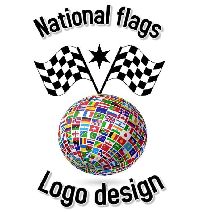 National flags logo Template | PosterMyWall