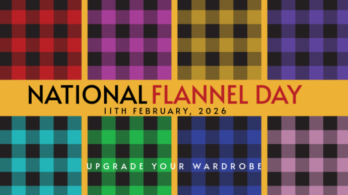 National Flannel Day YouTube Thumbnail Template | PosterMyWall