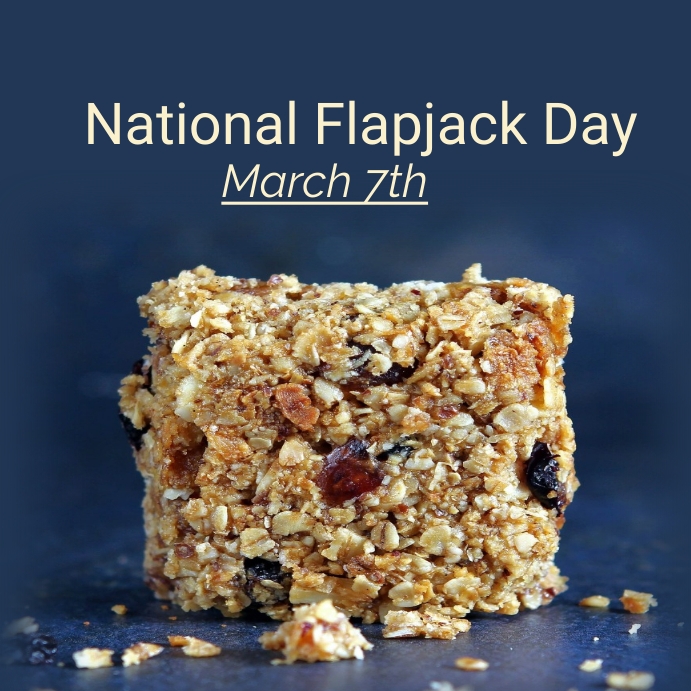 Copy of national flapjack day | PosterMyWall