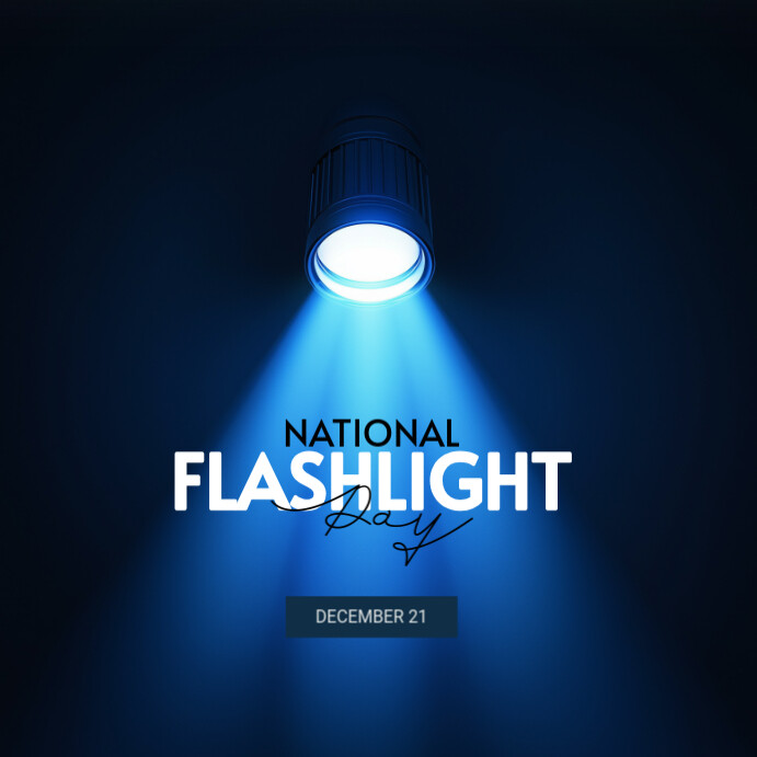 National Flashlight Day Instagram Post Template | PosterMyWall