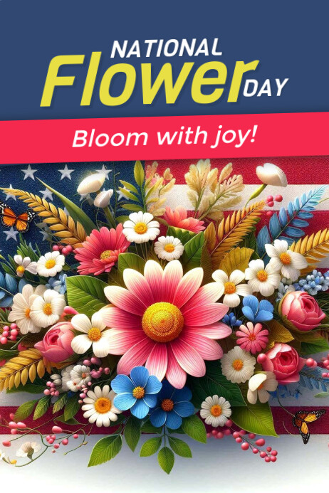 National flower day Template | PosterMyWall