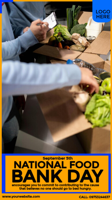 National Food Bank Day Design Template | PosterMyWall