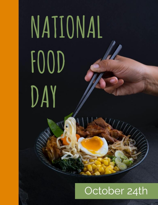 National Food Day Template | PosterMyWall