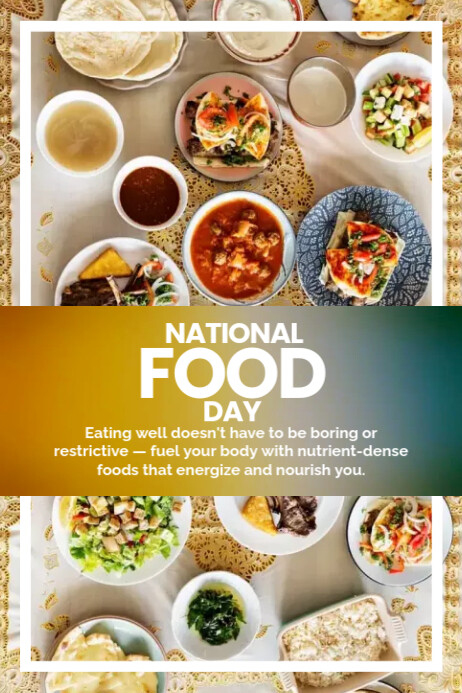 Copy of National Food Day Poster | PosterMyWall