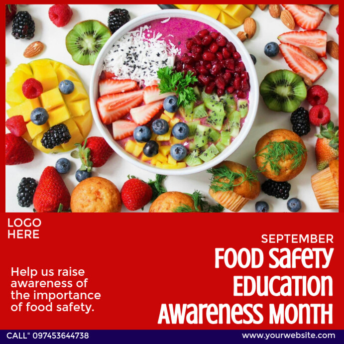 National Food Safety Education Month Template | PosterMyWall