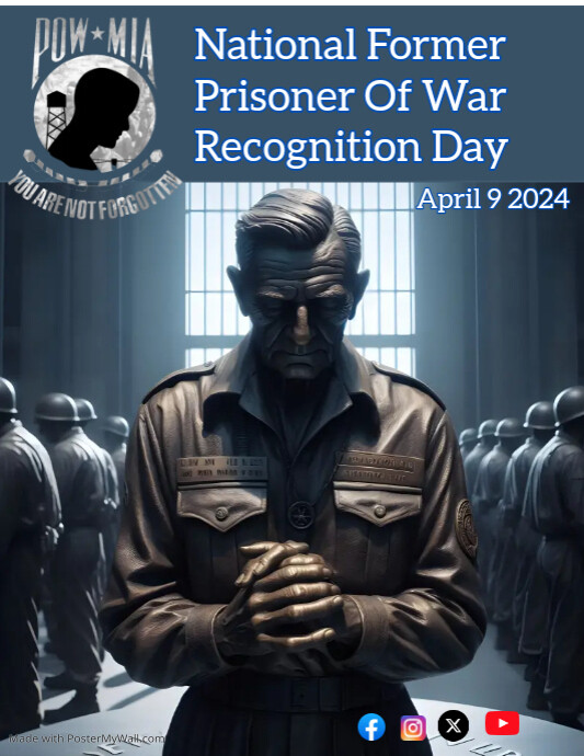 Modèle National Former Prisoner Of War Recognition D | PosterMyWall