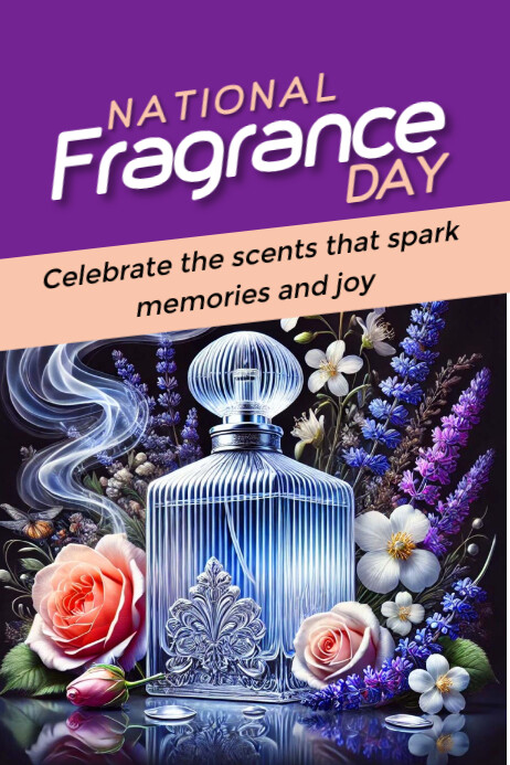 NATIONAL FRAGRANCE DAY Templat | PosterMyWall